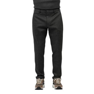 Dondup Joe Karotte Jersey Hose Hahnentritt - - Trousers - Herren - Schwarzk - W30