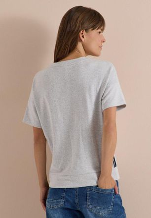 Cecil Rundhalsshirt mit Elastikbund