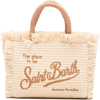 MC2 Saint Barth Femme, Sacs, Beige, Taille: ONE Size Mini Sac Cabas Vanity en Paille
