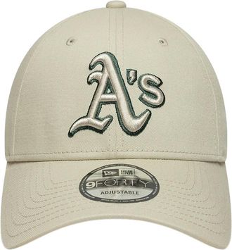 New Era Team Outline 9Forty - unisex - Accessoires - Beige - Taille: ONE Size