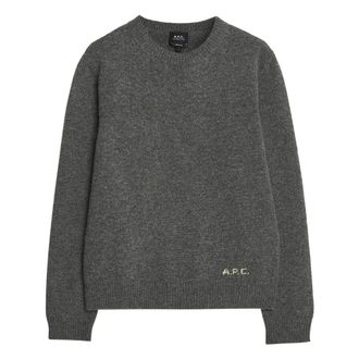 A.P.C. A.p.c. - Pulls &agrave; col rond - Homme - Pulls - Gris - Taille: XL