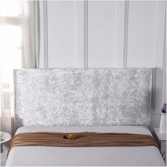 Generic Samt-Bezug F&uuml;r Bett-Kopfteil, Staubdicht, Elastisch, F&uuml;r King/Doppelbett, Schlafzimmer, Dekoration(G,120 cm)