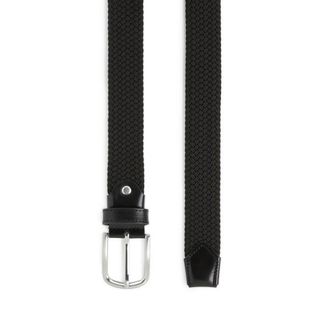 Au Printemps Paris Geflochtener Gürtel - Schwarz