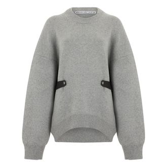 Alexander Wang Detail Sweater - - Knitwear - Damen - Grau - L