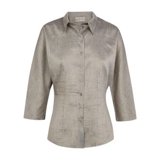 Cortana Tailored Shirt - - Blouses & Shirts - Damen - Grau - L