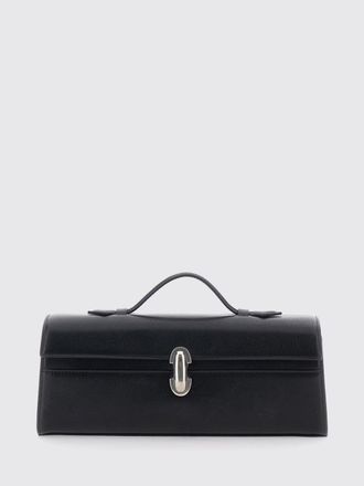 Savette Pochette Symmetry en cuir de veau lisse avec fermoir pivotant