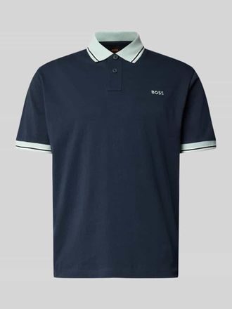 Boss Orange by Hugo Boss Regular Fit Poloshirt aus reiner Baumwolle Modell BLOCKS