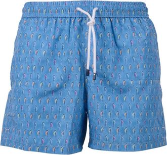 Fedeli Homme, Maillots de bain, Bleu, Taille: XL Madeira Swim Shorts