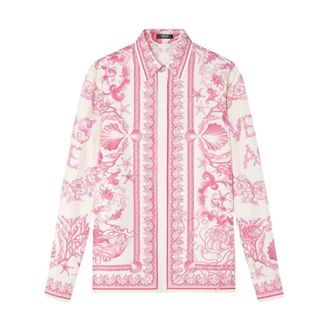 Versace Damen, Blusen & Hemden, Rosa, XSGröße