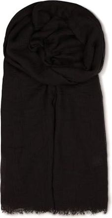 Malito more than fashion malito - &eacute;charpe mode pour femme en viscose - foulard l&eacute;ger uni - &eacute;charpe fine - douce & respirante S604, Noir, 180 x 90