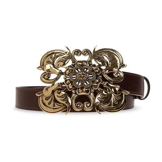 Chlo&eacute; Wild Medallion G&uuml;rtel - - Accessories - Damen - Braun - M