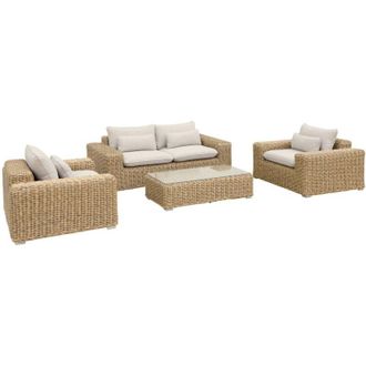 Sweeek Gartenloungeset XXL f&uuml;r 4 Personen - GUBBIO