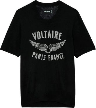 Zadig&Voltaire T-shirt Wings - Femme - Tops - Noir - Taille: 40 FR