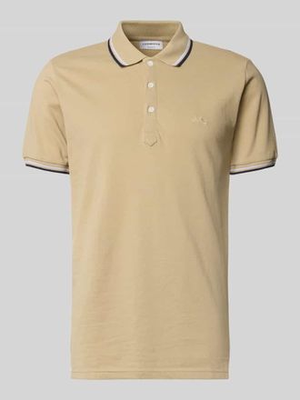 Lindbergh Relaxed Fit Poloshirt mit Kontraststreifen