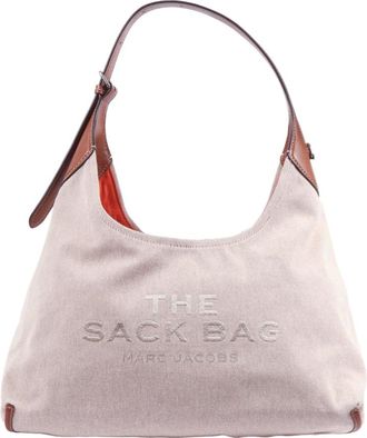 Marc Jacobs Femme, Sacs, Beige, Taille: ONE Size Sac besace &agrave; ceinture en toile avec garniture en cuir