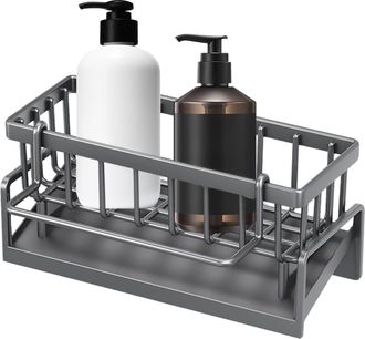 Generico Sink Organizer - Aufbewahrungsregal für Küchenschränke, wasserdicht, 23 x 10,5 x 9 cm, Quick Drainage Rack Gadgets für Haushalt, Schrank, Badezimmerde