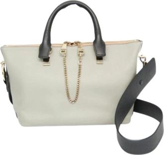 Chlo&eacute; Sac &agrave; main Baylee Pre-owned - Femme - Pre-owned - Gris - Taille: ONE Size