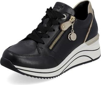 Remonte Baskets basses D0T03 pour femme, semelle lâche, Noir Combi 01, 43 EU