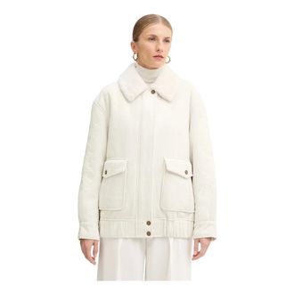 Ermanno Scervino Veste en velours c&ocirc;tel&eacute; - Femme - Vestes - Beige - Taille: 36 FR