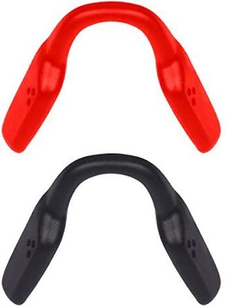 MRY Nez de rechange pour lunettes Oakley Trajectory OX8171 - Opt, rouge/noir, Taille unique