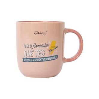Mr. Wonderful Tasse - Du bist so gro&szlig;artig, dass deine Erfolge bemerkenswert sein werden - Keramiktasse mit Motivationsbotschaft