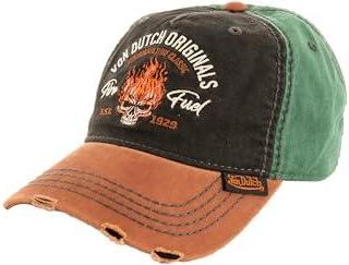 Von Dutch Casquette Baseball Adulte Devant avec Broderie Effet us&eacute; Retro Fuel TU