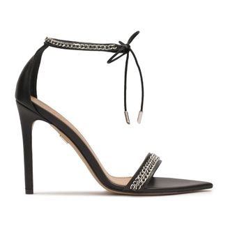 Kazar Sandalen mit spitz zulaufenden Nasen und gebundenen Riemen - - Shoes - Damen - Schwarzk - 39 EU