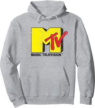 Giesswein Yellow Red TV Logo Music Television Pullover Hoodie