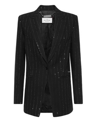 Philipp Plein Pailletten Boyfriend Fit Blazer