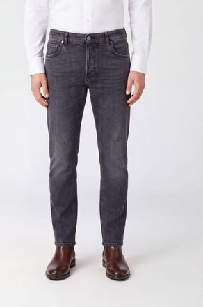 Pantaloni Torino Slim-Fit Jeans aus Baumwoll-Denim mit mittlerer Leibh&ouml;he