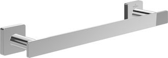 Villeroy & Boch Elements - Striking Handtuchhalter, Handtuchhalter Bad f&uuml;r Wandmontage, Handtuchstange aus Messing, Badetuchhalter eckig, L&auml;nge 345 mm, Chrom