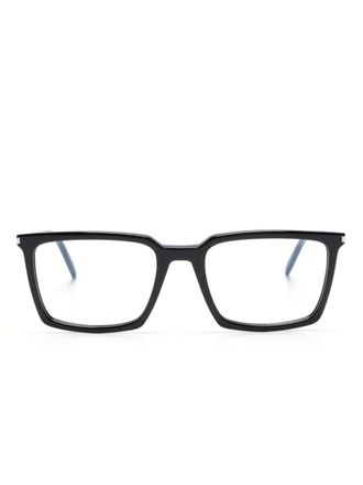 Saint Laurent Eyewear lunettes de vue &agrave; monture rectangulaire - Noir