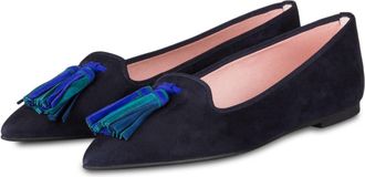 Pretty Ballerinas Tassel-Slipper Ella blau