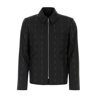 Givenchy Vertical Line Pattern Jacket - - Jackets - Herren - Schwarzk - M