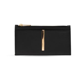 Tod's Femme, Accessoires, Noir, Taille: ONE Size Porte-cartes en cuir