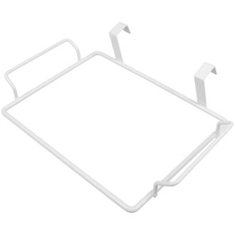 BESPORTBLE Müllbeutelhalter Metall für Schranktür Multifunktionales Hängeregal mit Robustem Gestell Geeignet für Verschiedene Beutelgrößen Platzsparend für Küche