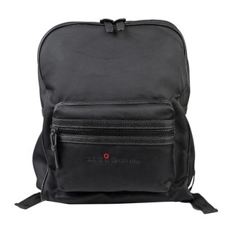 Kiton Homme, Sacs, Noir, Taille: ONE Size Sac &agrave; Dos en Polyamide avec D&eacute;tails en Cuir