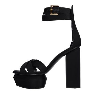 Balmain Femme, Chaussures, Noir, Taille: 36 EU High Heel Sandales