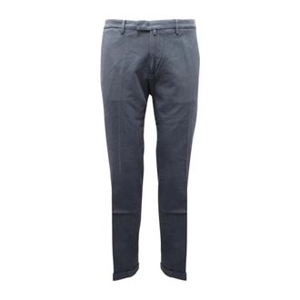 BRIGLIA 1949 Schlanke italienische Hose - - Trousers - Herren - Blau - 2XL