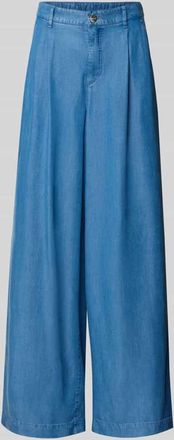 Marc Cain Wide Fit Jeans aus reinem Lyocell mit Bundfalten