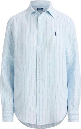 Polo Ralph Lauren Femme, Blouses et Chemises, Bleu, Taille: 46 FR Chemises