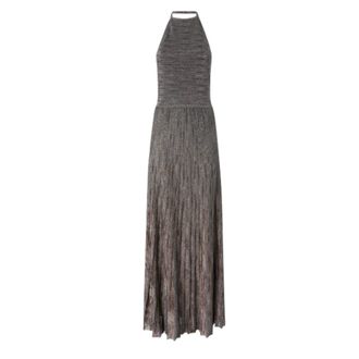 Missoni Longue robe en viscose lam&eacute; avec dos nu - Femme - Robes - Beige - Taille: 34 FR