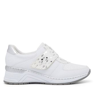 Rieker Sneakers Rieker N4354-81 Wei&szlig;