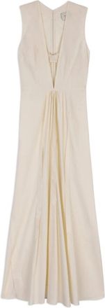 Alysi Femme, Robes, Beige, Taille: 38 FR Maxi Dress