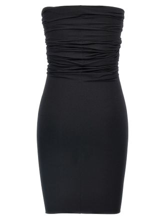 Rick Owens Womens Black Nylon Short Dress