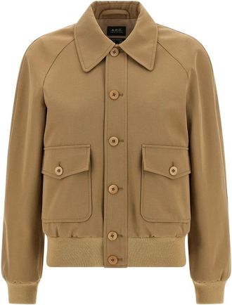 A.P.C. A.p.c., Femme, Vestes, Beige, Taille: 40 FR Vestes
