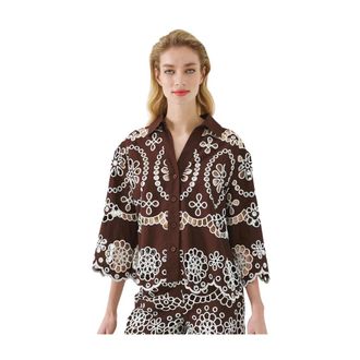 Access Fashion Access Fashion, Damen, Blusen & Hemden, Braun, M/LGr&ouml;&szlig;e