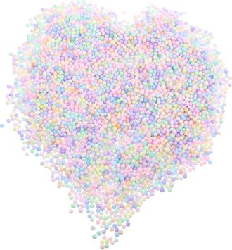 Garneck 1tasche Füllmaterial Aus Schaumstoffkugeln Bunt Für Geschenkboxen Körbe Und Dekoration Geschmacksneutral Geeignet Für Valentine Day Thanksgiving Und B