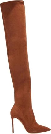 Casadei Femme, Chaussures, Brun, Taille: 37 1/2 EU Julia Bottes Hautes