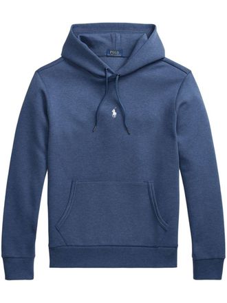 Polo Ralph Lauren hoodie Polo Pony en coton m&eacute;lang&eacute; - Bleu